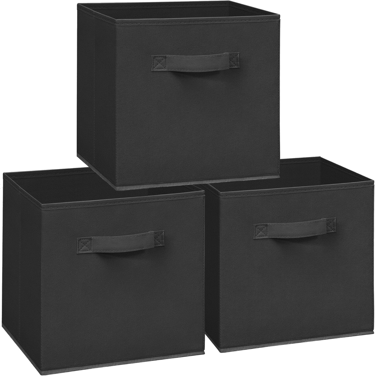 11x11 Storage Bins, Storage Cubes, Collapsible Cube Storage Box, Fabric ...