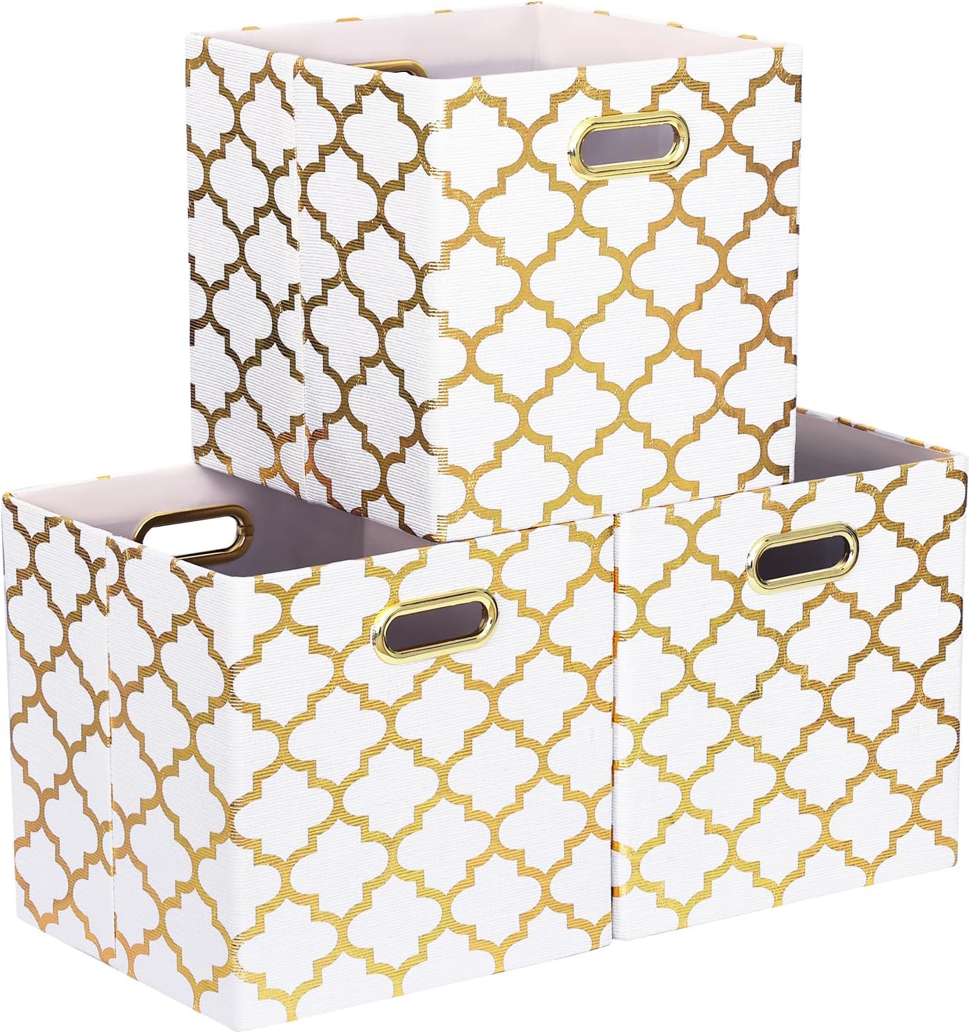 11x11x11 Cube Storage Bins, Collapsible Fabric Storage Cubes Organizer ...