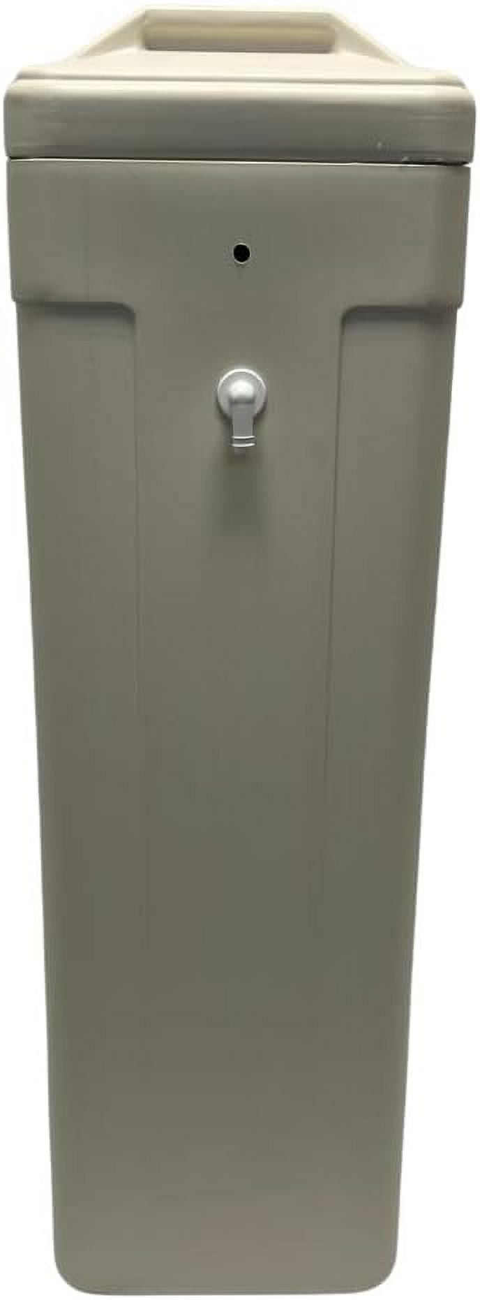 11x11x38 Square Brine Tank for Water Softener with Brine Safety Float ...