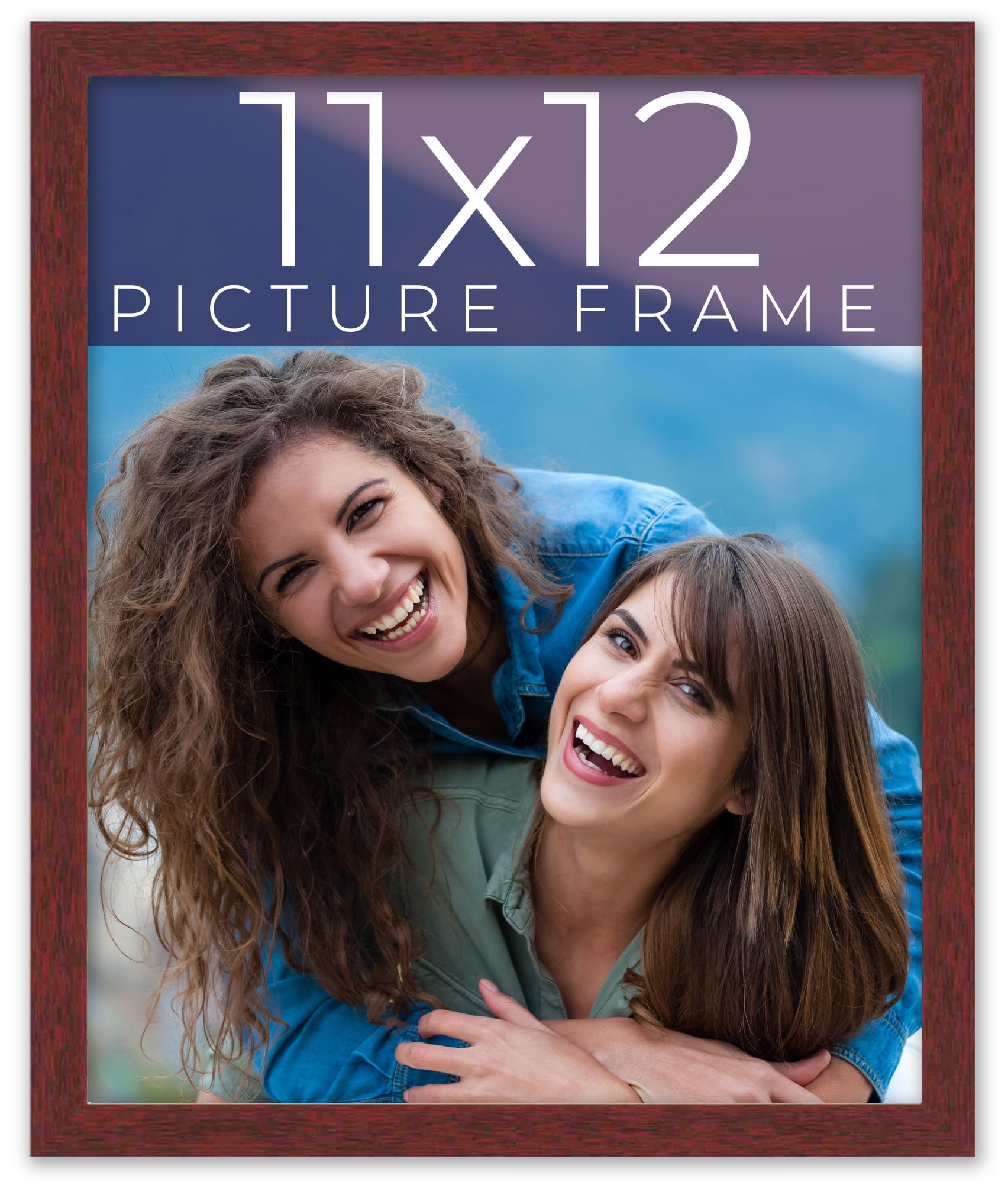 11x12 Frame Brown Solid Wood Picture Frame Width 0.75 Inches | Interior ...