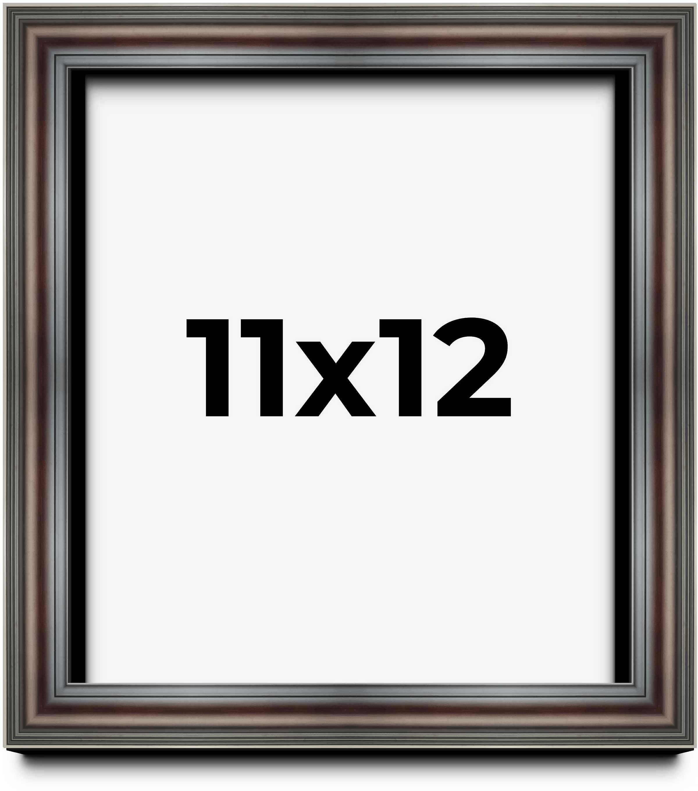 11x12 Shadow Box Frame Brown Cherry | 2.625 Inches Deep Pine Wood ...