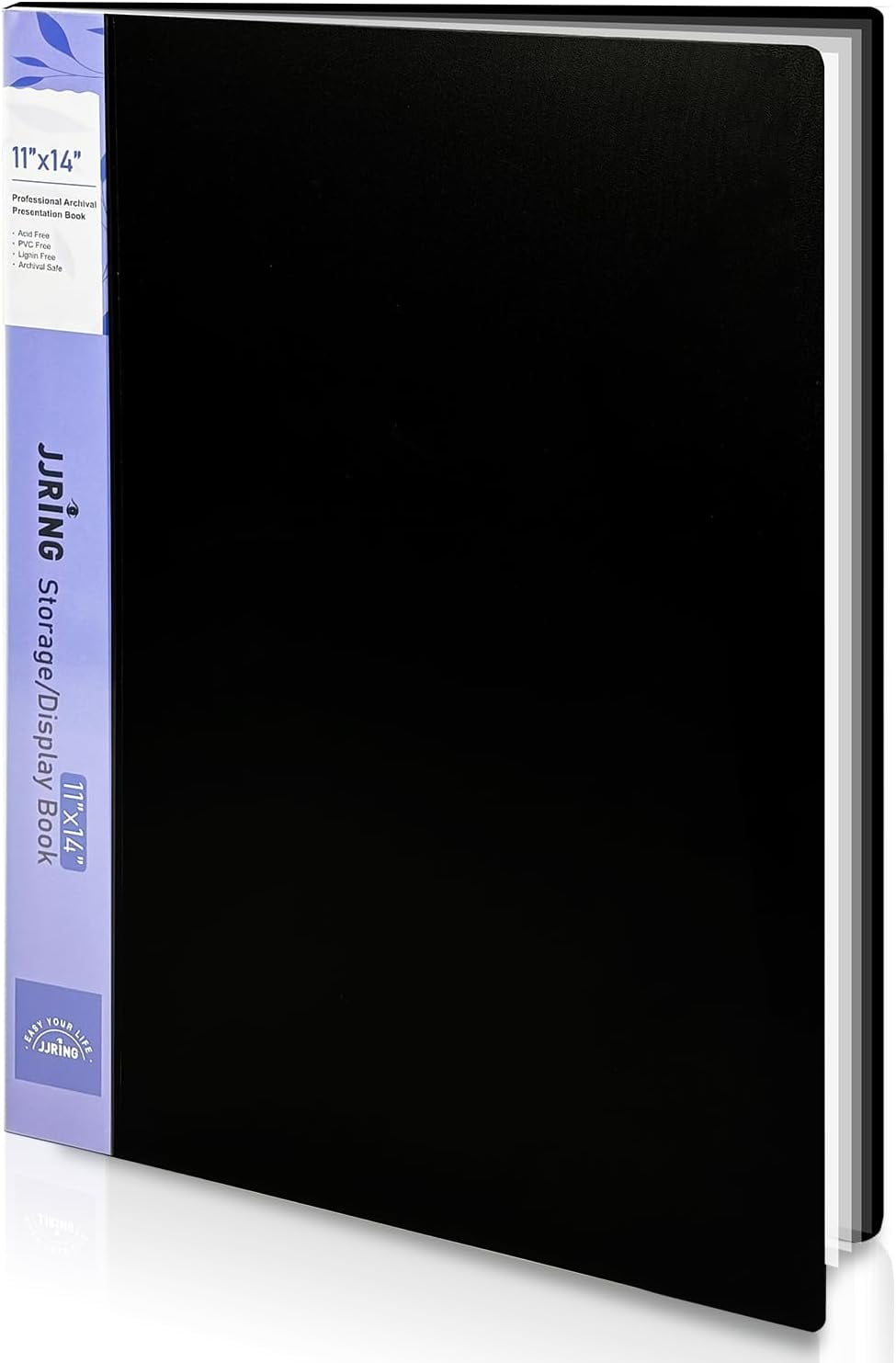 11x14 Art Portfolio Folder with Plastic Sleeves, 24-Pocket Portfolio ...