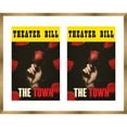 11x14 Gold Playbill Frame with White Mat with 2 Openings to Display 2 ...