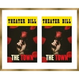 11x14 Gold Playbill Frame with White Mat with 2 Openings to Display 2 ...