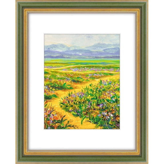 ,11x14 Ornate Picture Frame for 8x10 Photo with Mat or 11 x 14 Prints ...