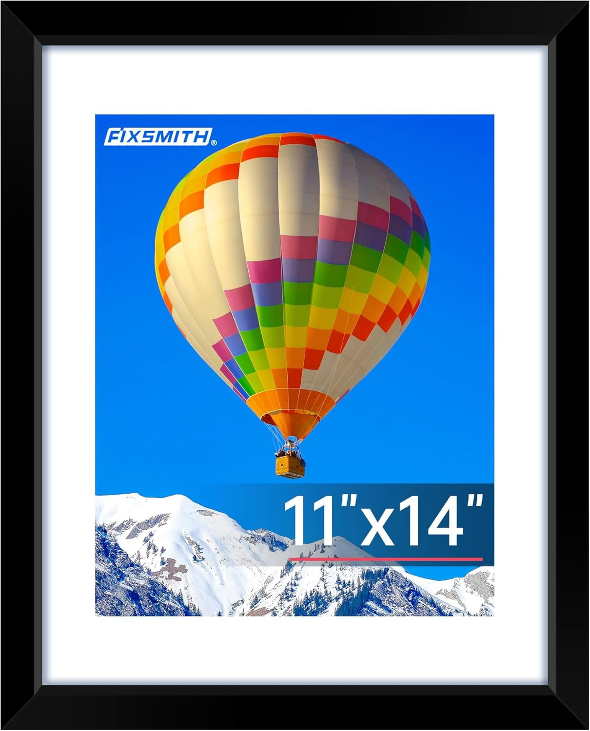 11x14 Picture Frame, Black Photo Frame with HD Plexiglass, Display ...