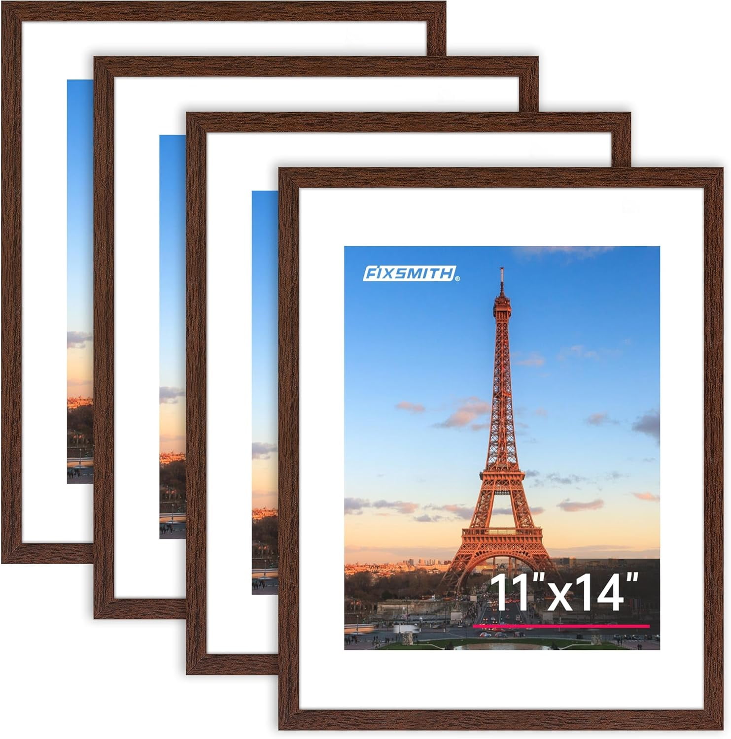 11x14 Picture Frame Bulk-4 Pack, Photo Frame with HD Plexiglass ...