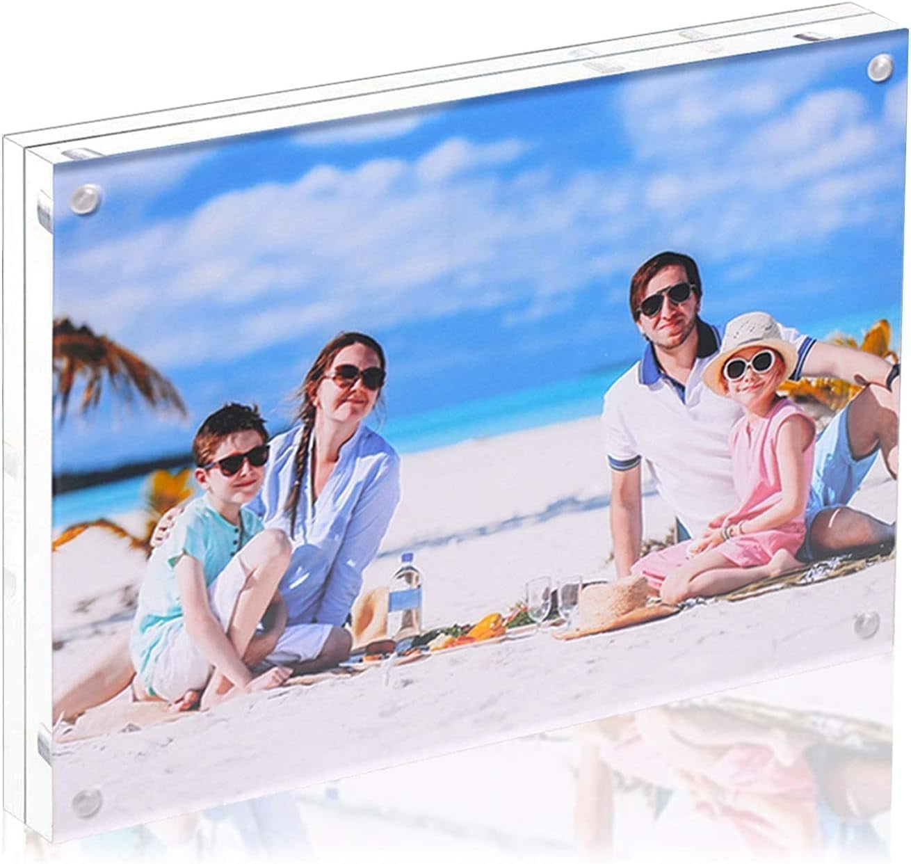 11x14 Picture Frame,Clear Double Sided Photo Frames With Stand ...