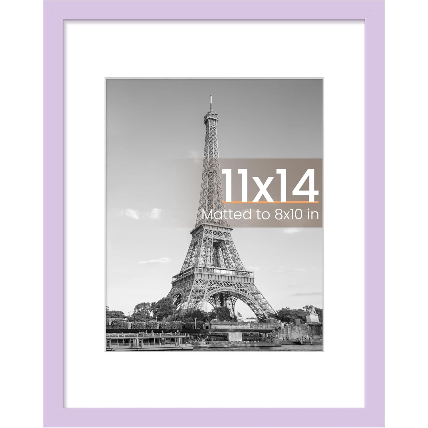 11x14 Picture Frame, Display Pictures 8x10 with Mat or 11 x 14 Without ...