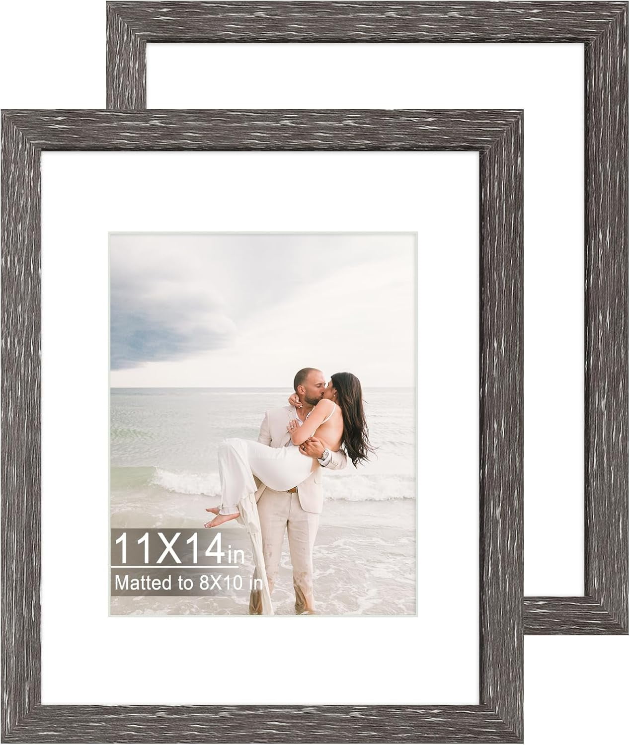 11x14 Picture Frame Set of 2, HD Plexglass Poster Frames Display ...