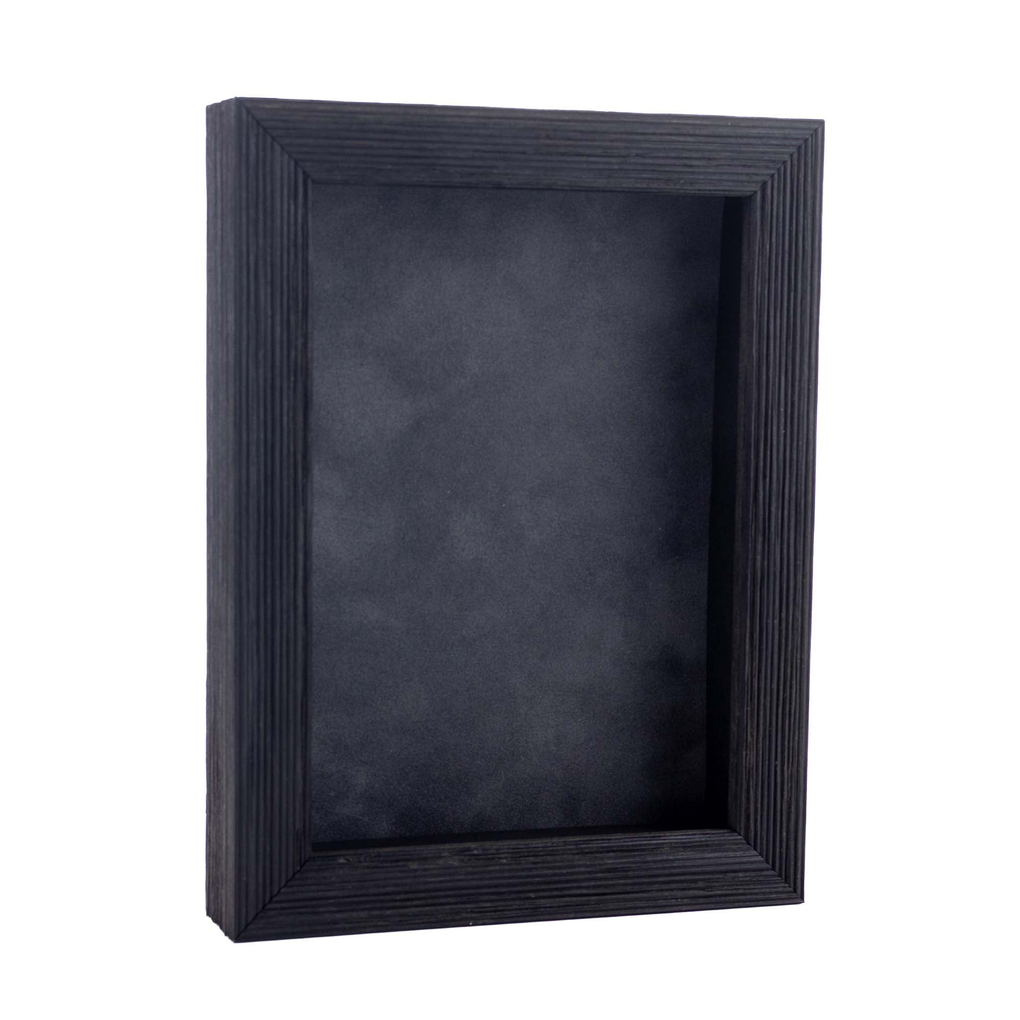 11x14 Shadow Box Frame Barnwood Black Wood | With a 1" Usable Display ...