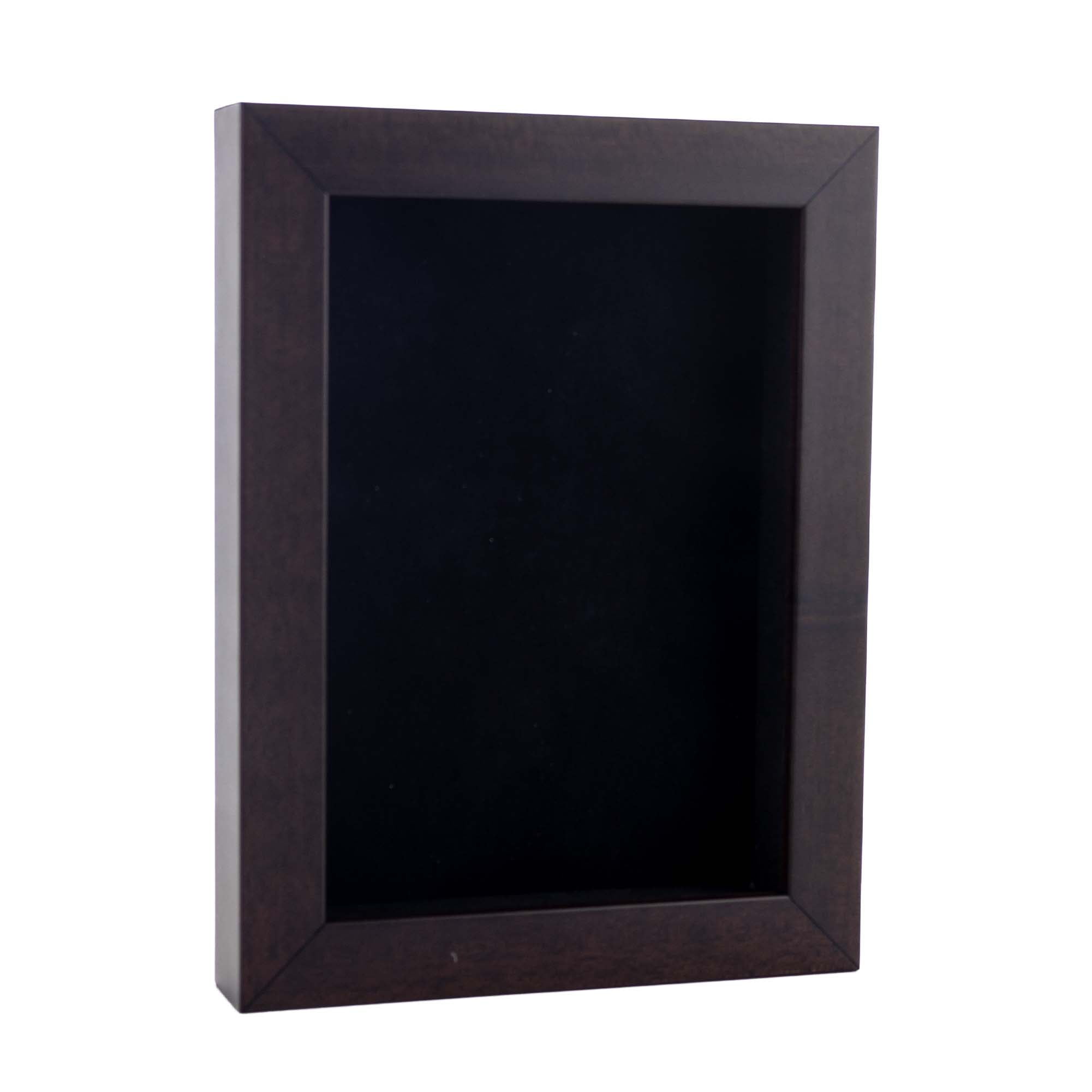 11x14 Shadow Box Frame Brown Walnut Wood | With a 3/4" Usable Display ...