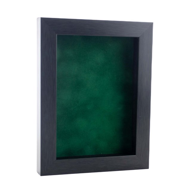 11x14 Shadow Box Frame Charcoal Gray Wood | With a 3/4" Usable Display ...