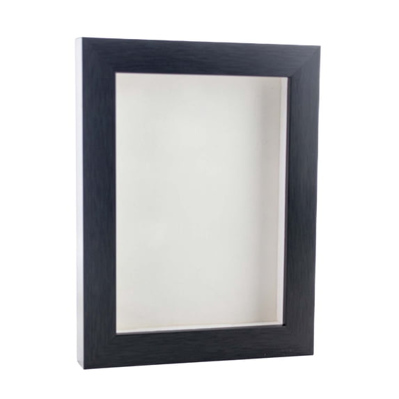 11x14 Shadow Box Frame Charcoal Gray Wood | With a 3/4" Usable Display ...