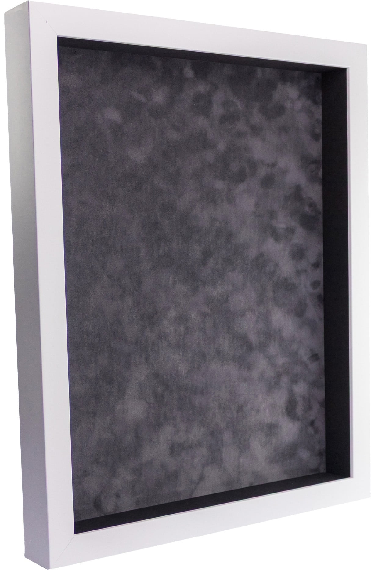 11x14 Shadow Box Frame In White With A 1 3/4" Usable Depth Includes Ash ...