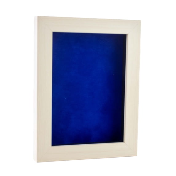 11x14 Shadow Box Frame White Washed Wood | With a 3/4" Usable Display ...