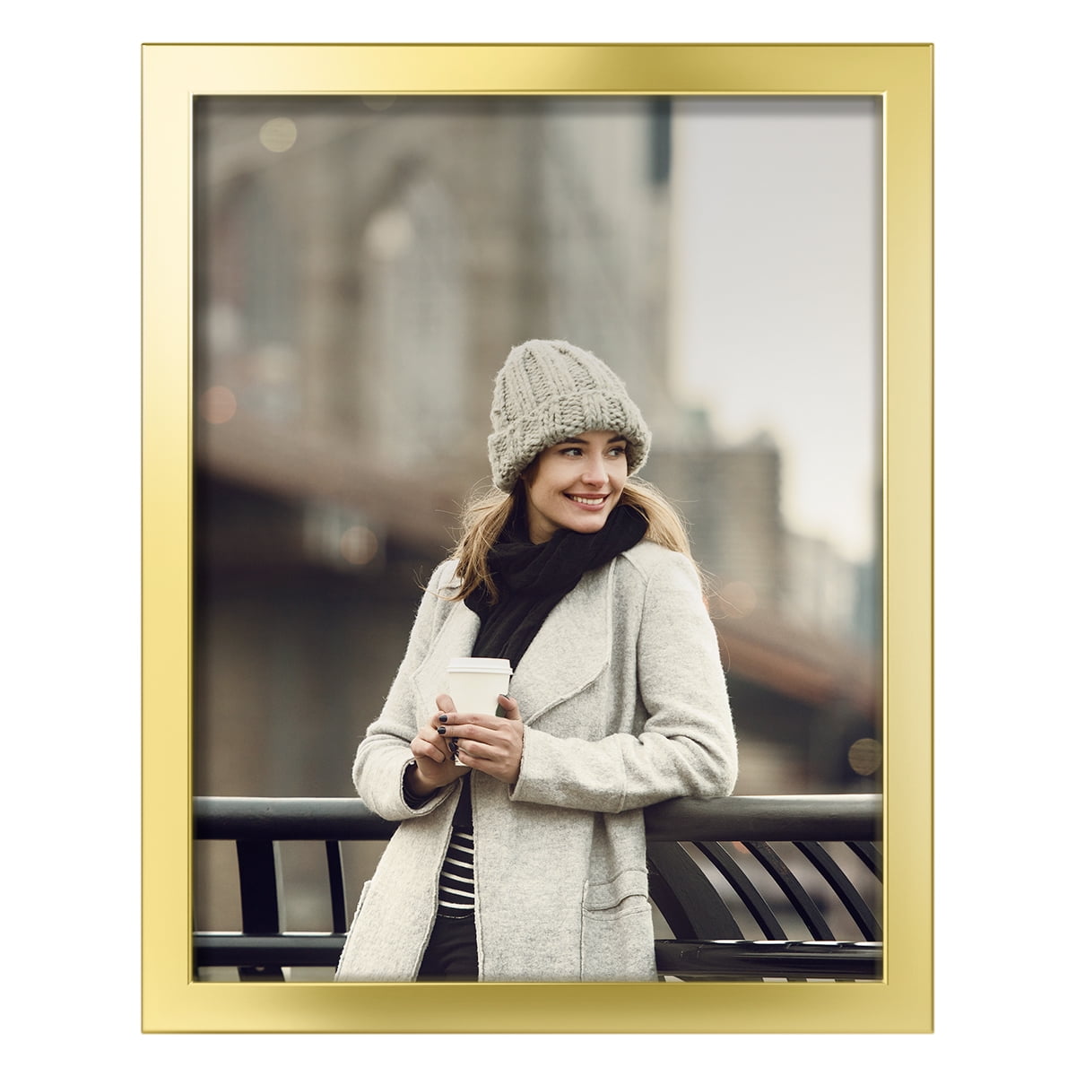 Wexford Home 11x14 Solid Wood Picture Frame Gold - Display Decor ...