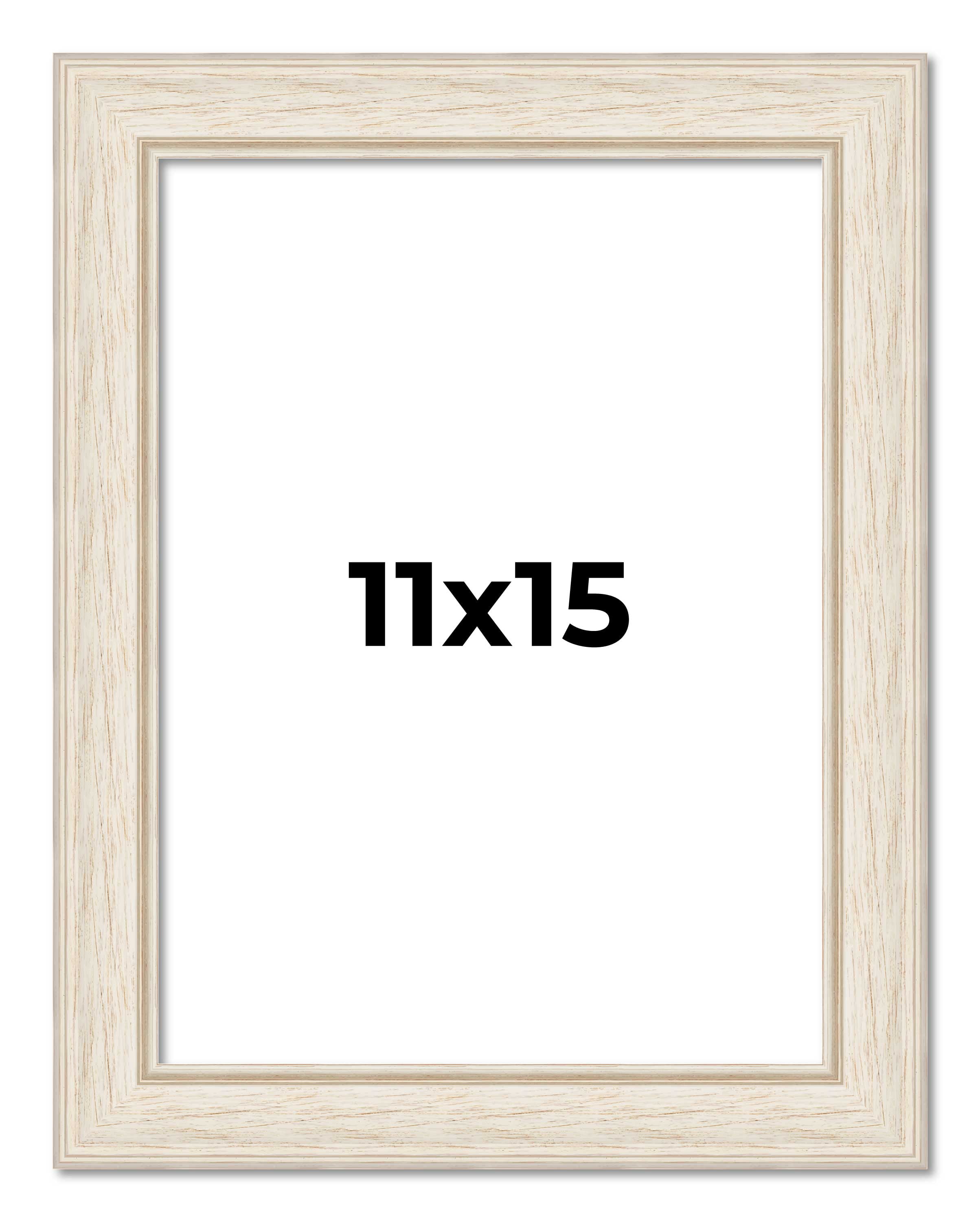 11x15 Frame White Real Wood Picture Frame Width 1.75 inches | Interior ...