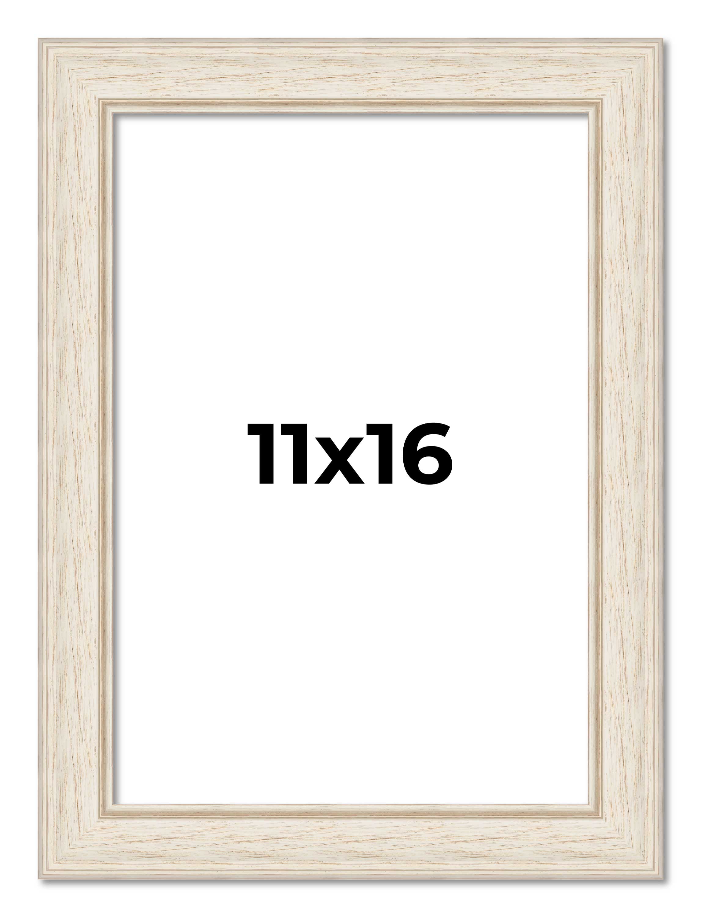 11x16 Frame White Real Wood Picture Frame Width 1.75 inches | Interior ...