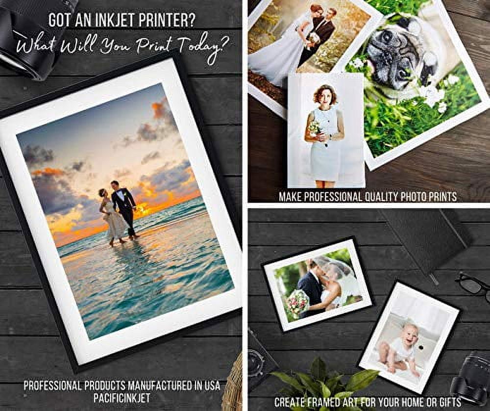 11x17 50 Sheets Professional Quality Luster Inkjet Photo Printing Paper 10.4mil 260gsm For Photo ...