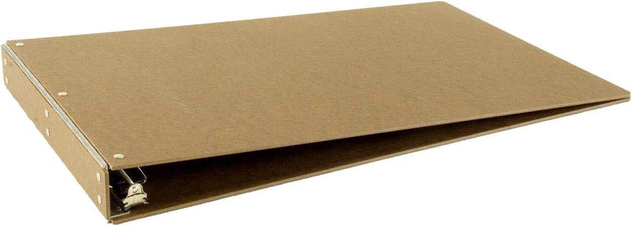 11x17 Binder Hardboard Panel Featuring a 1" Angle-D Ring Brown ...