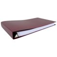 11x17 Binder Poly Panel Featuring a 1.5" Angle-D Ring Maroon - Walmart.com