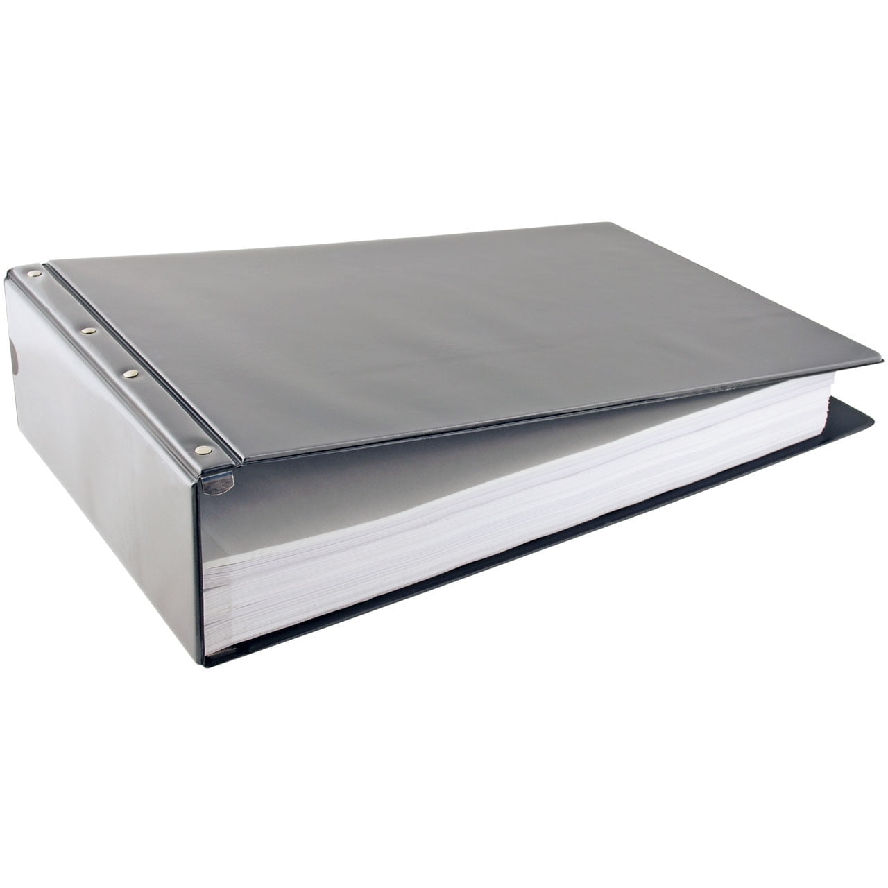 11x17 Binder Vinyl Panel with pockets Featuring a 4" Post Black ...