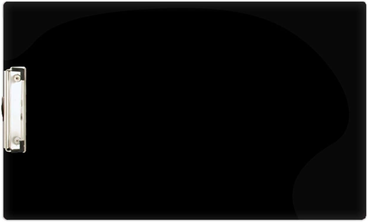 11x17 Clipboard Acrylic Panel Featuring a Low Profile Clip Black ...