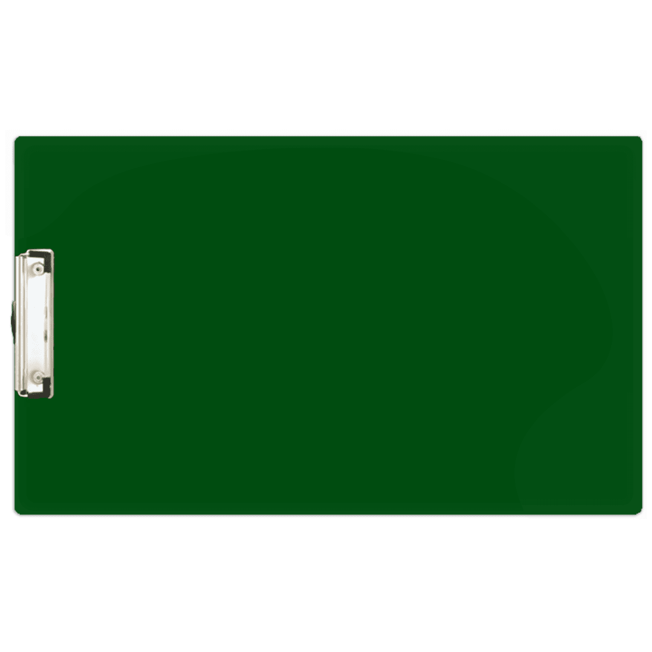 11x17 Clipboard Acrylic Panel Featuring a Low Profile Clip Green ...