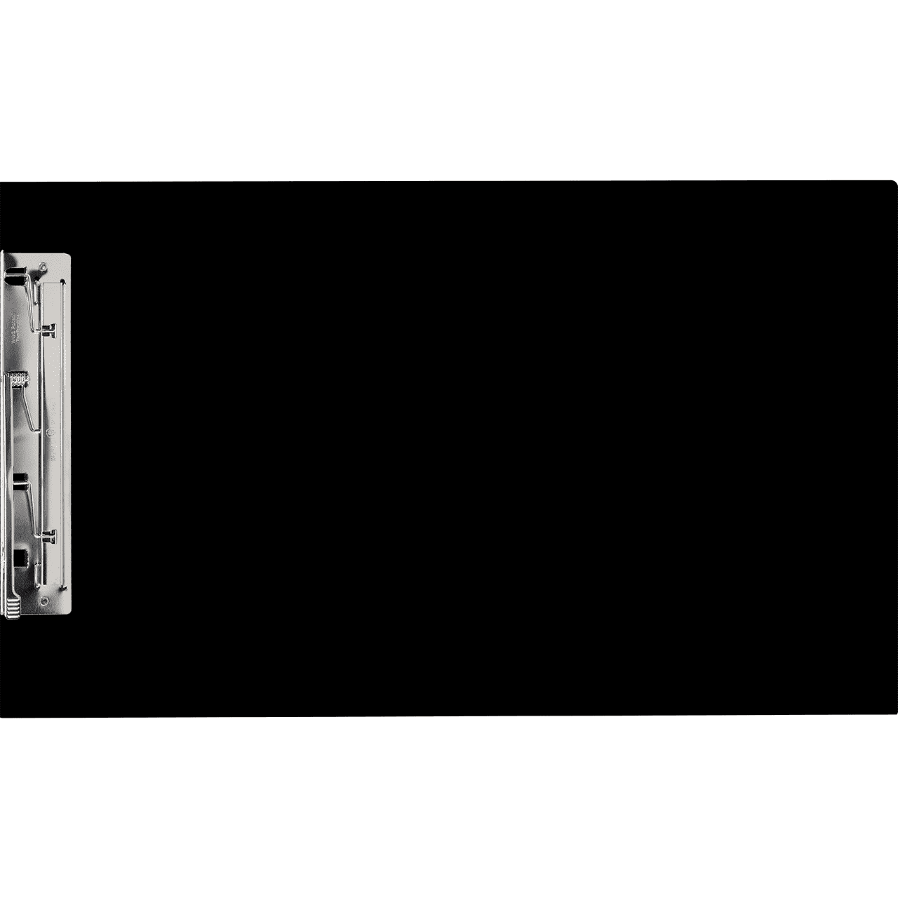 11x17 Clipboard Acrylic Panel Featuring an 8" Hinge Clip Black ...
