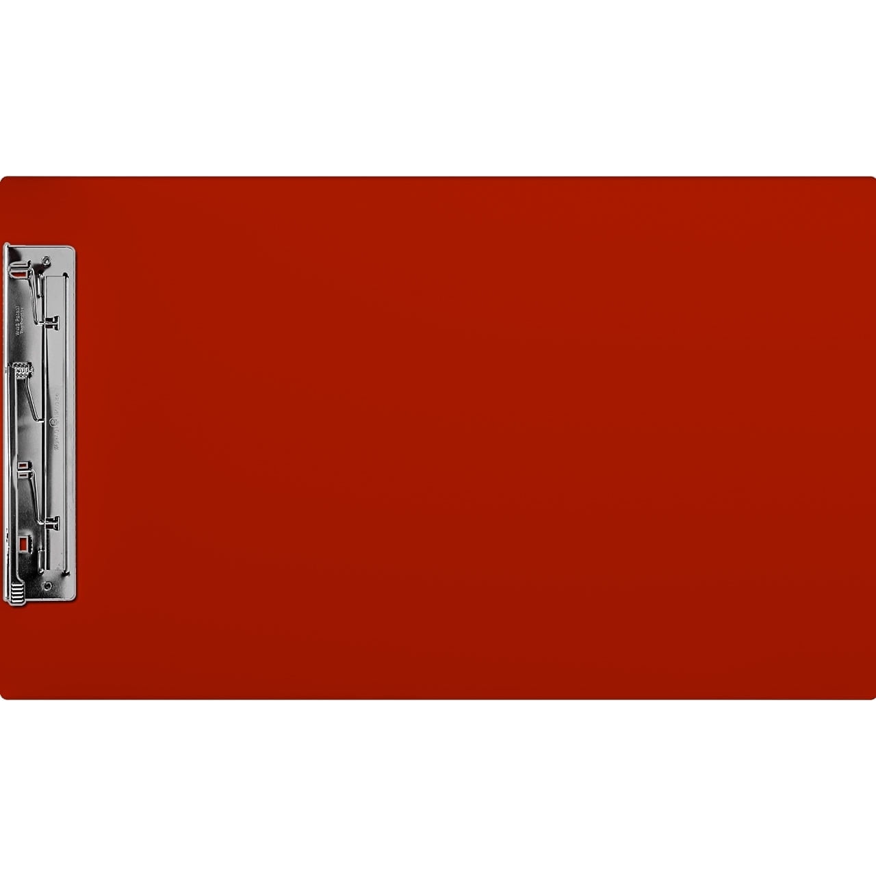 11x17 Clipboard Acrylic Panel Featuring an 8" Hinge Clip Red - Walmart.com