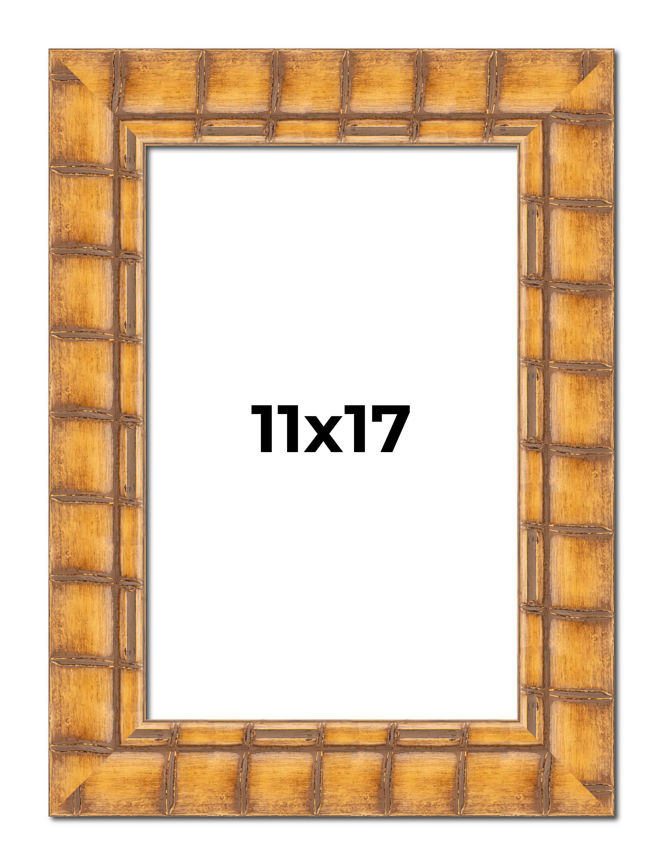 11x17 Frame Beige Real Wood Picture Frame Width 3 inches | Interior ...