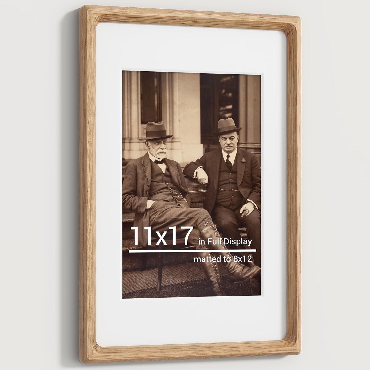 11x17 Picture Frames Natural Oak, Original Wood Hand Make Crafted ...