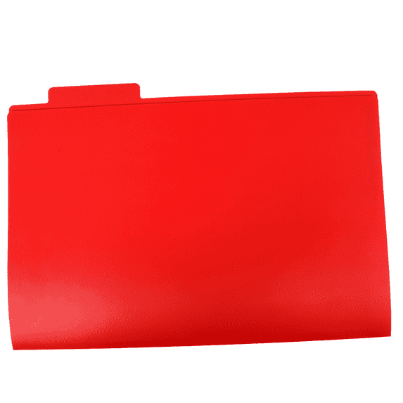 11x17 Polyfite Filing Folder (9 per Package)( Red ) - Walmart.com