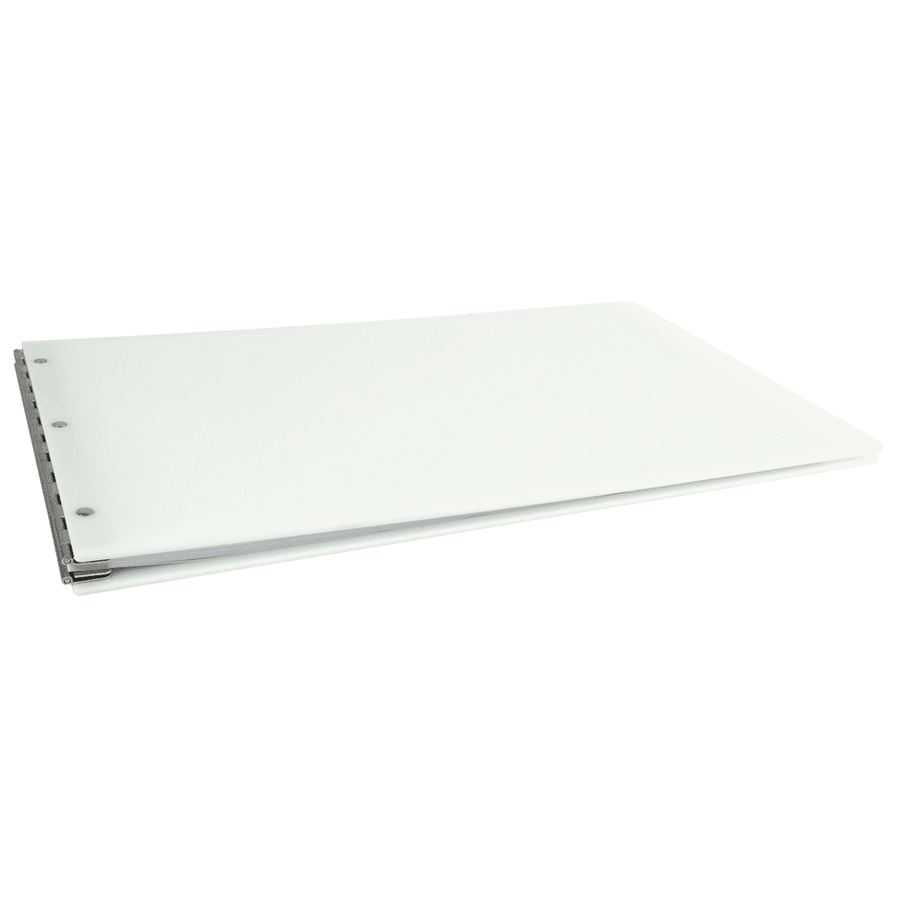 11x17 Screw Post Binder Acrylic Panel with fixed posts White - Walmart.com