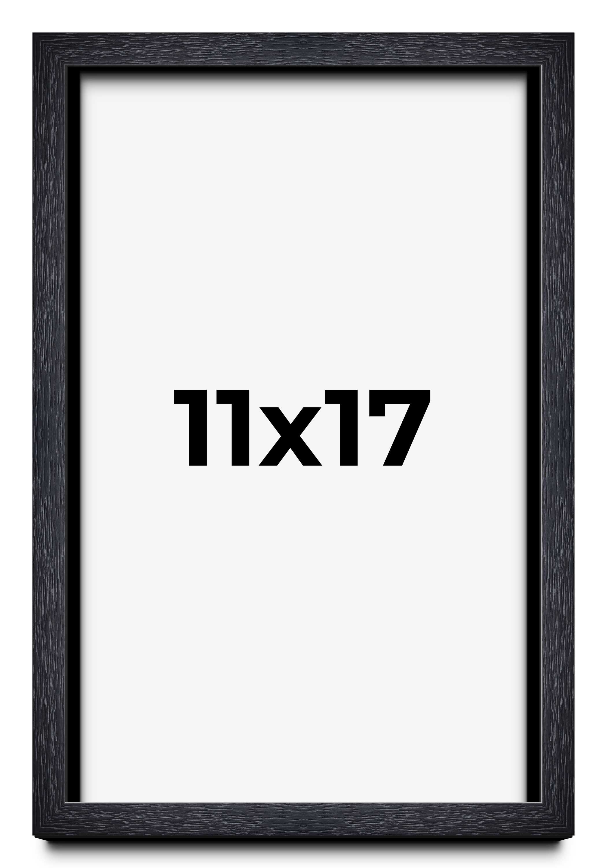 11x17 Shadow Box Frame Black | 1 Inches Deep Real Wood Farmhouse ...