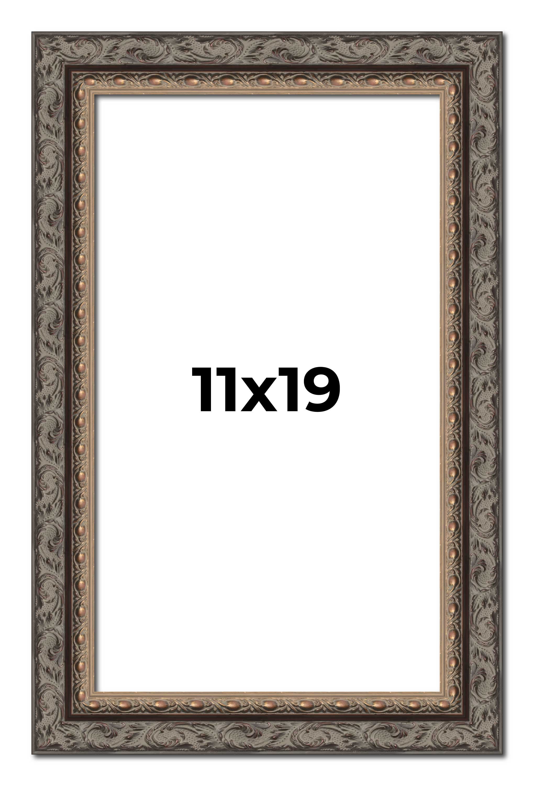 11x19 Frame Black Real Wood Picture Frame Width 2 inches | Interior ...