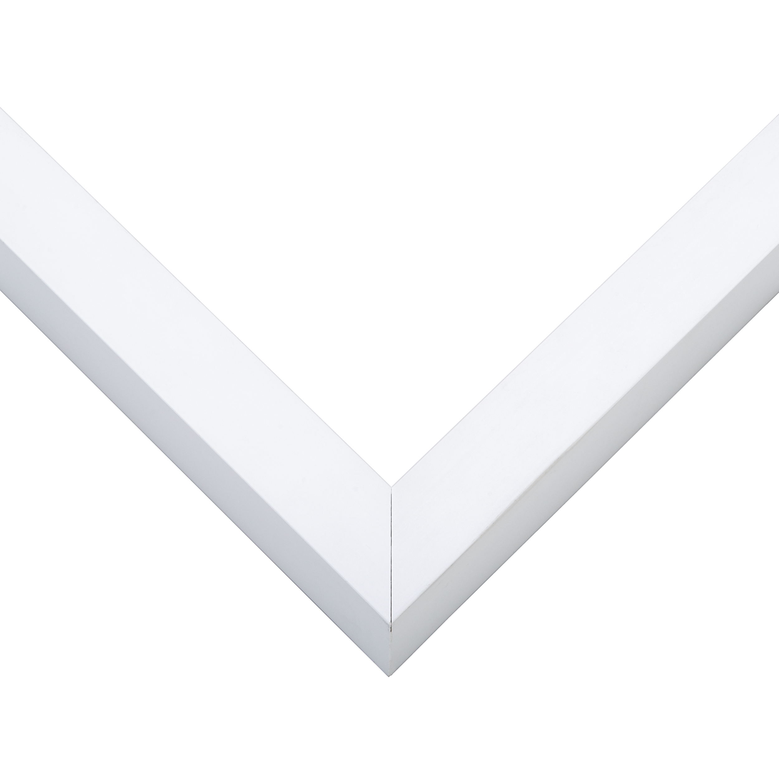 11x20 Shadow Box Frame White | 2 inches Deep Real Wood Contemporary ...