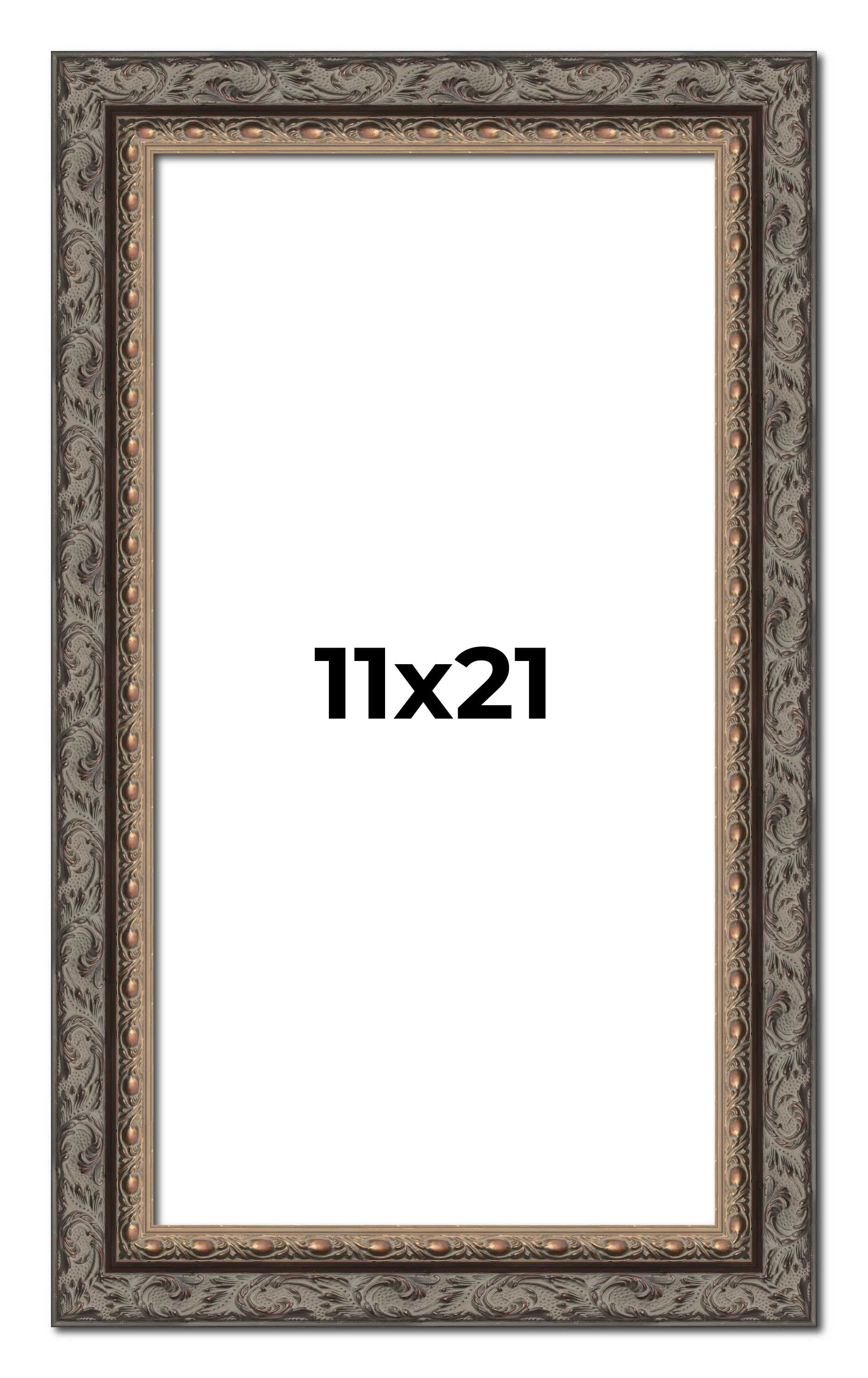 11x21 Frame Black Real Wood Picture Frame Width 2 inches | Interior ...