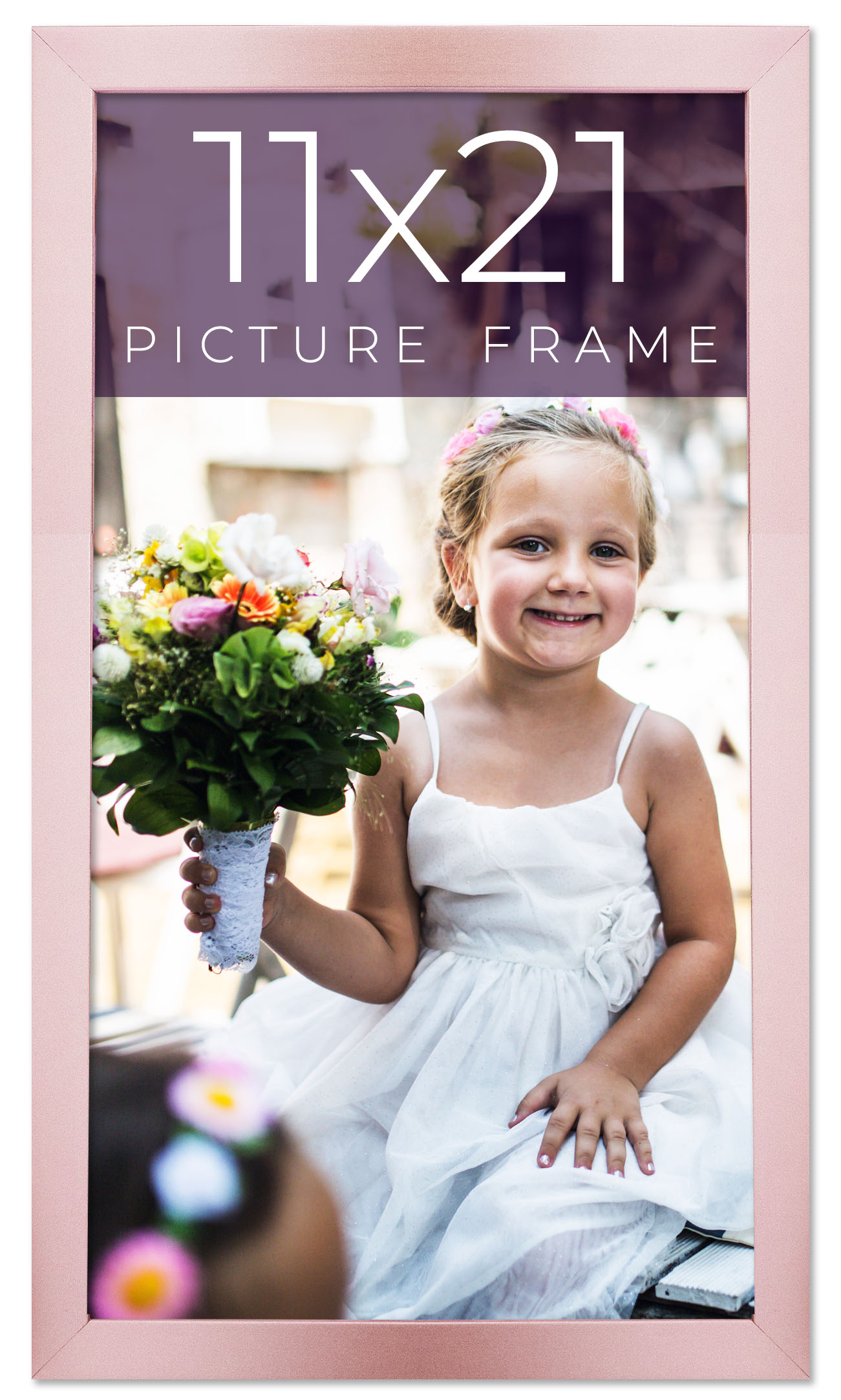 11x21 Frame Pink Real Wood Picture Frame Width 0.75 inches | Interior ...
