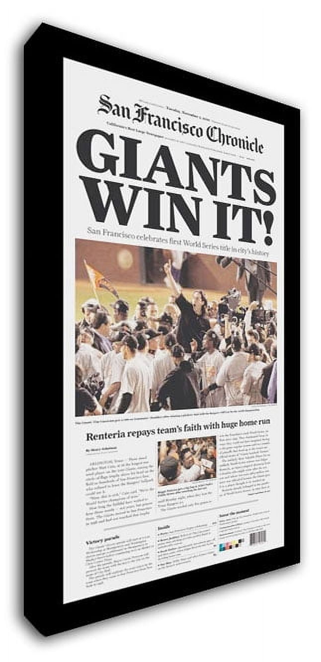 11x22.5 Newspaper Frame Solid Wood - Matte Black Frame - Matches Any ...