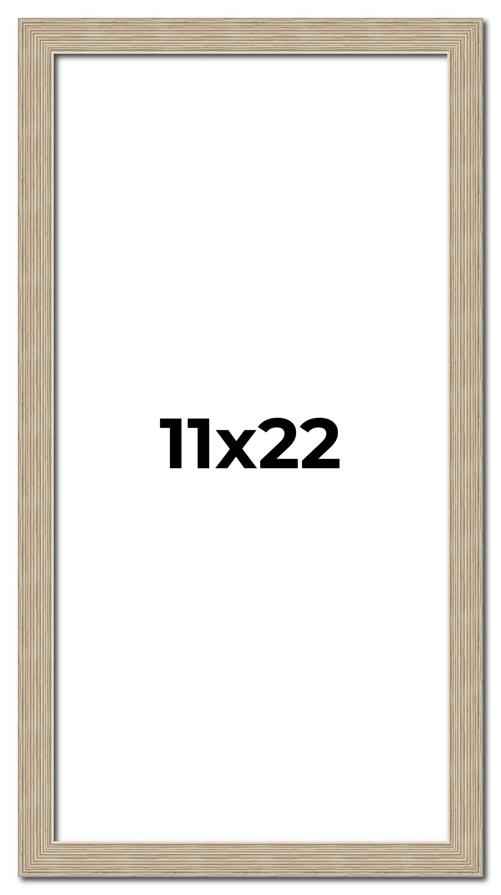 11x22 Frame Grey Solid Wood Picture Frame Width 1 Inches | Interior ...