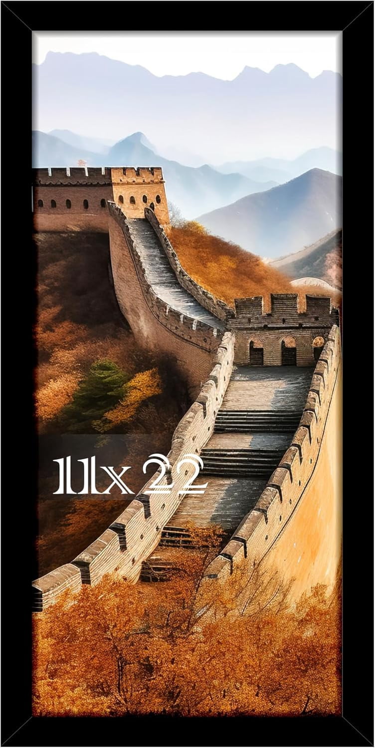 11x22 Frame, Photo Frame for Wall Mounting Display, Black - Walmart.com