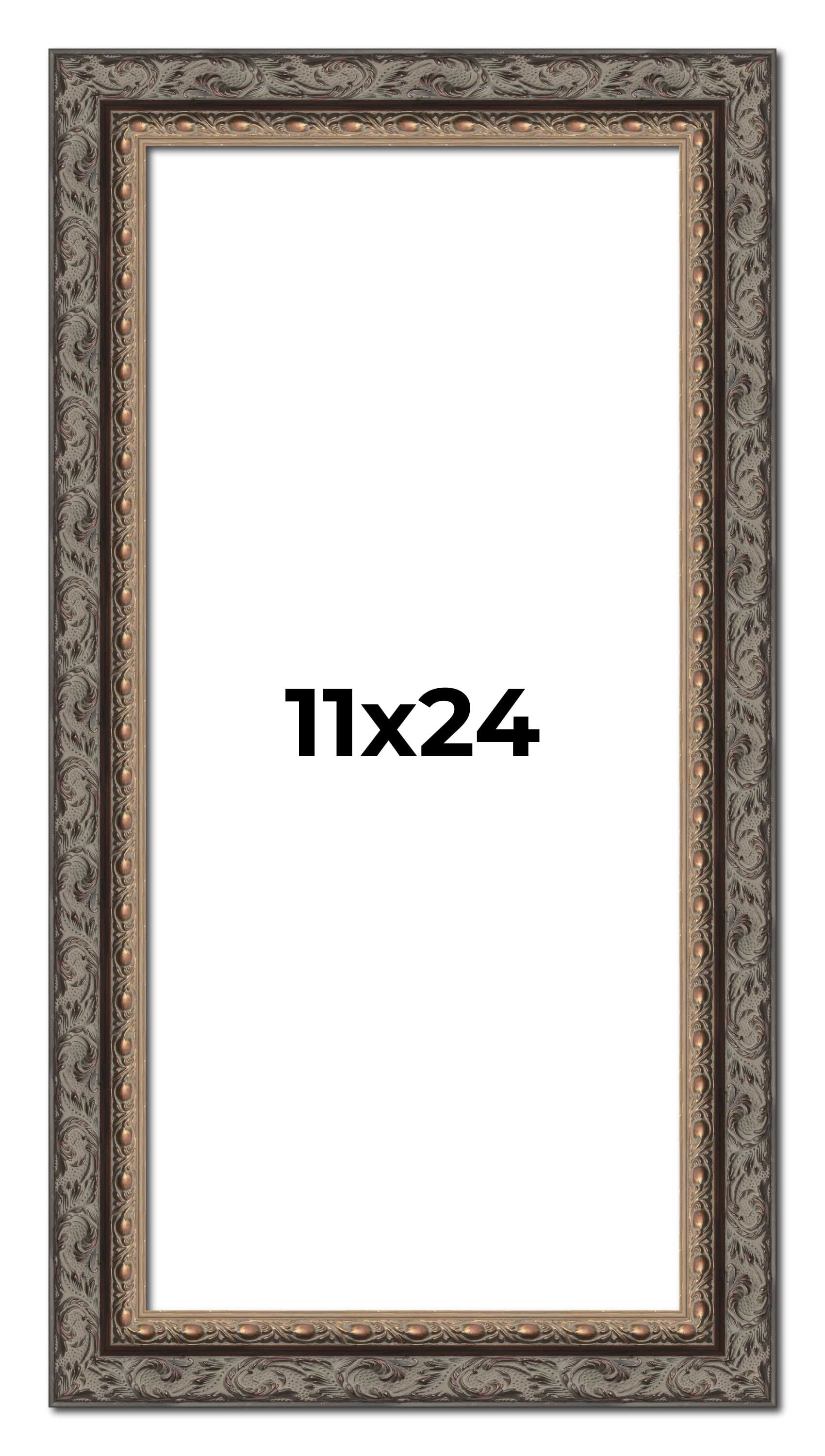 11x24 Frame Black Real Wood Picture Frame Width 2 inches | Interior ...
