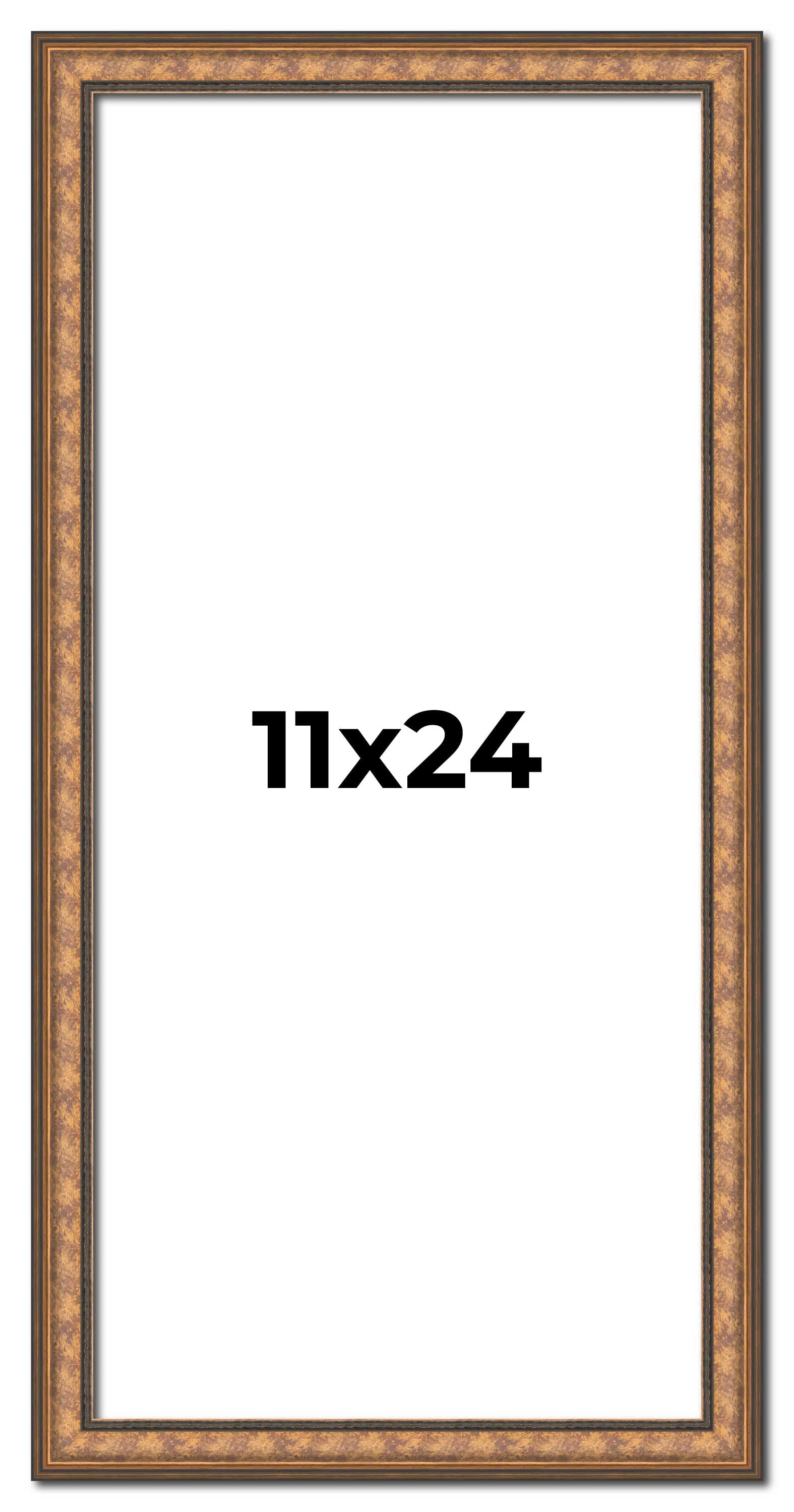 11x24 Frame Gold Real Wood Picture Frame Width 1.25 inches | Interior ...