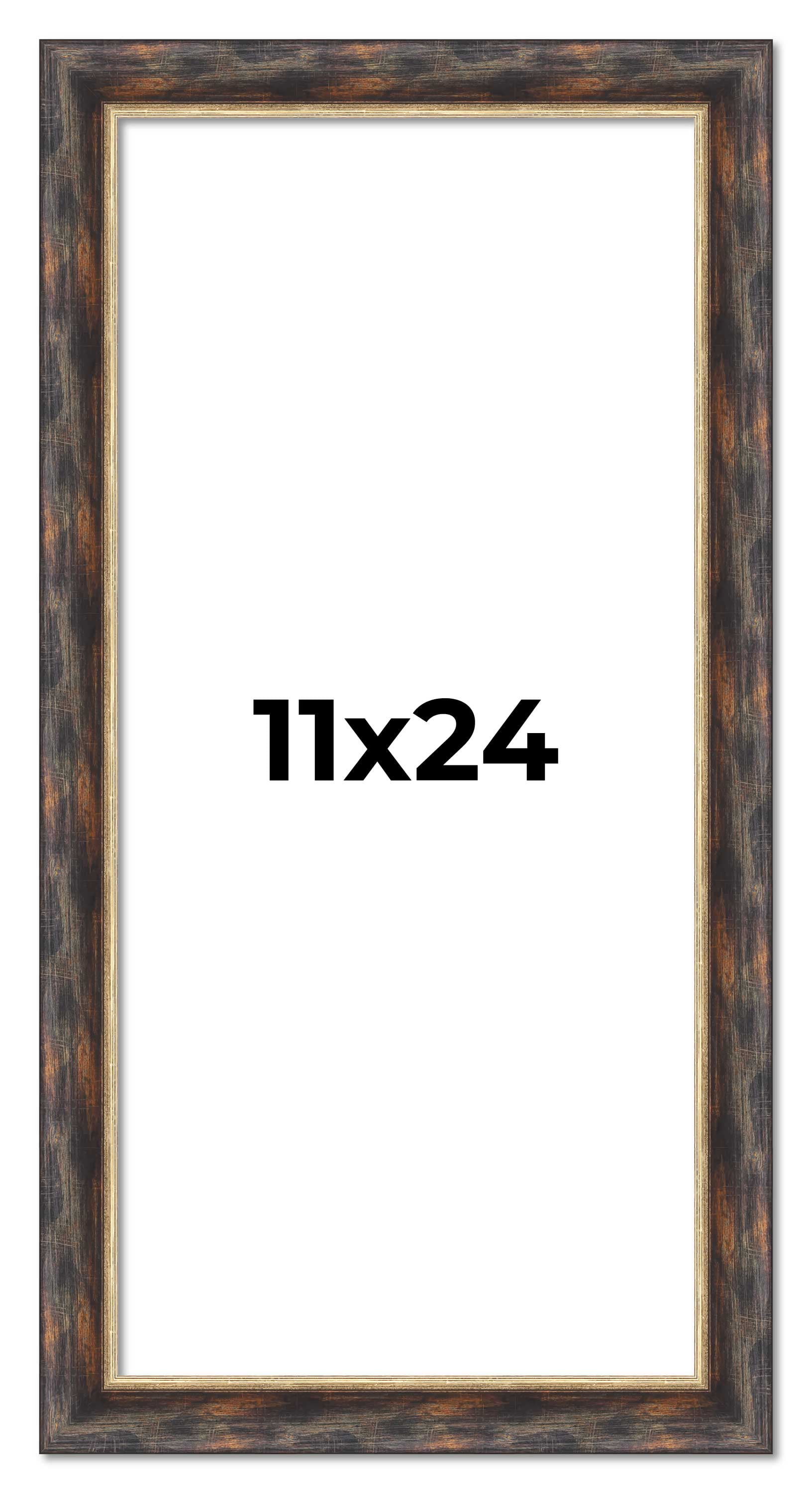 11x24 Frame Gold Real Wood Picture Frame Width 1.5 inches | Interior ...