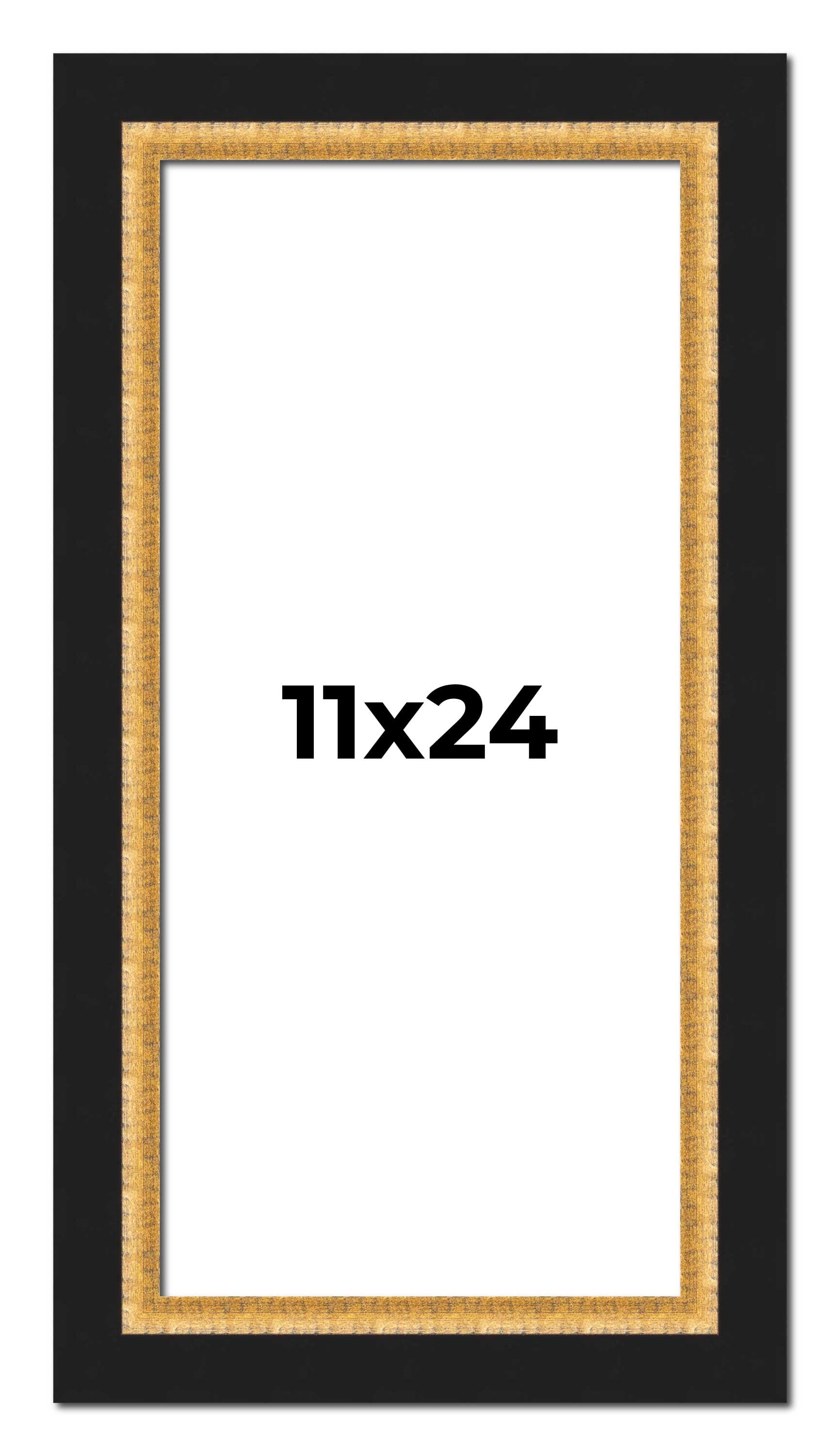 11x24 Frame Gold Real Wood Picture Frame Width 2.25 Inches | Interior ...
