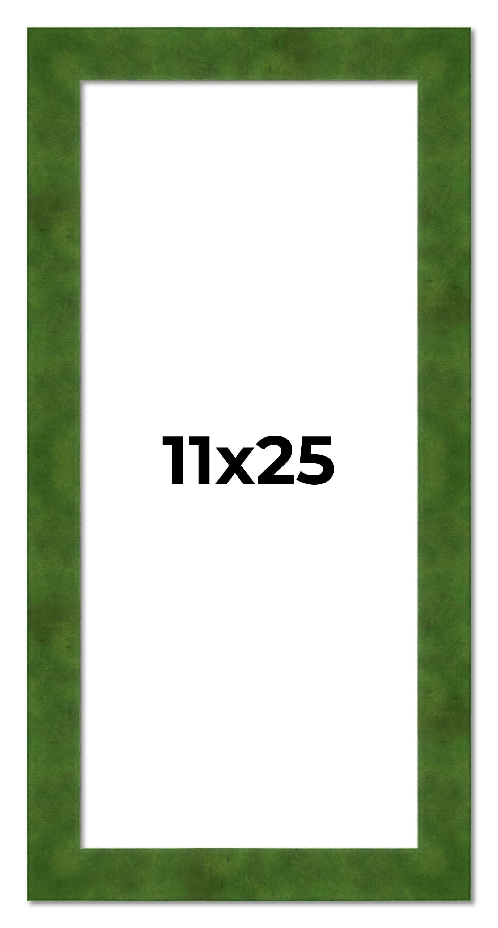 11x25 Frame Green Burl Solid Wood Picture Frame | 1.75 Inches Moulding ...