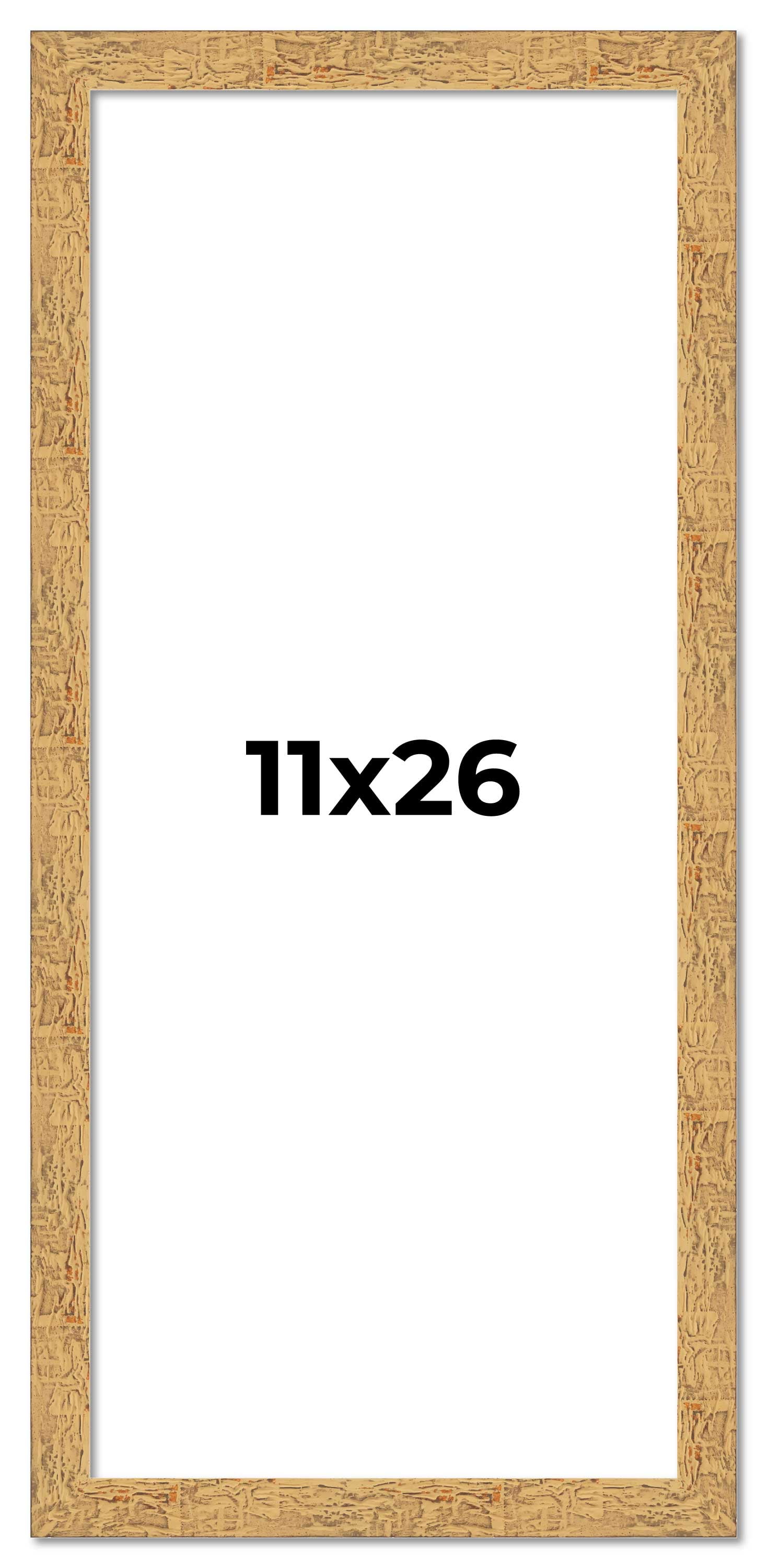 11x26 Frame Beige Real Wood Picture Frame Width 1.25 inches | Interior ...