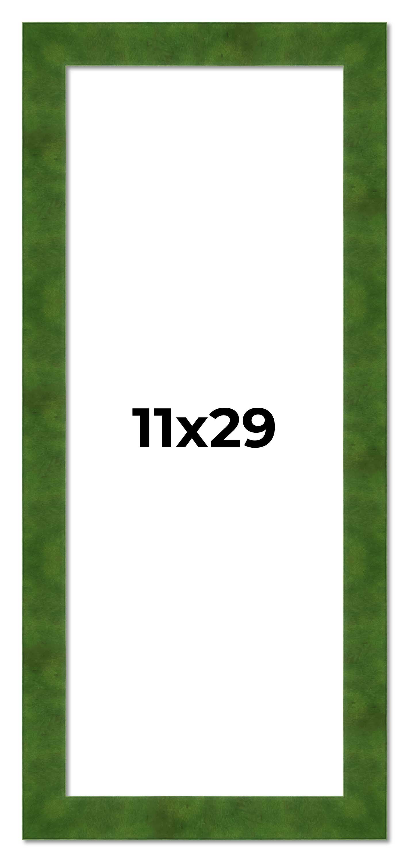 11x29 Frame Green Burl Solid Wood Picture Frame | 1.75 Inches Moulding ...